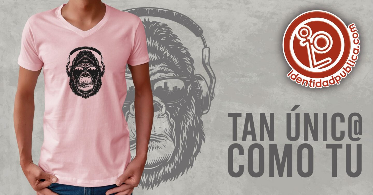 Camiseta estampada Monkey en Bogotá - Tel. 313 2333939